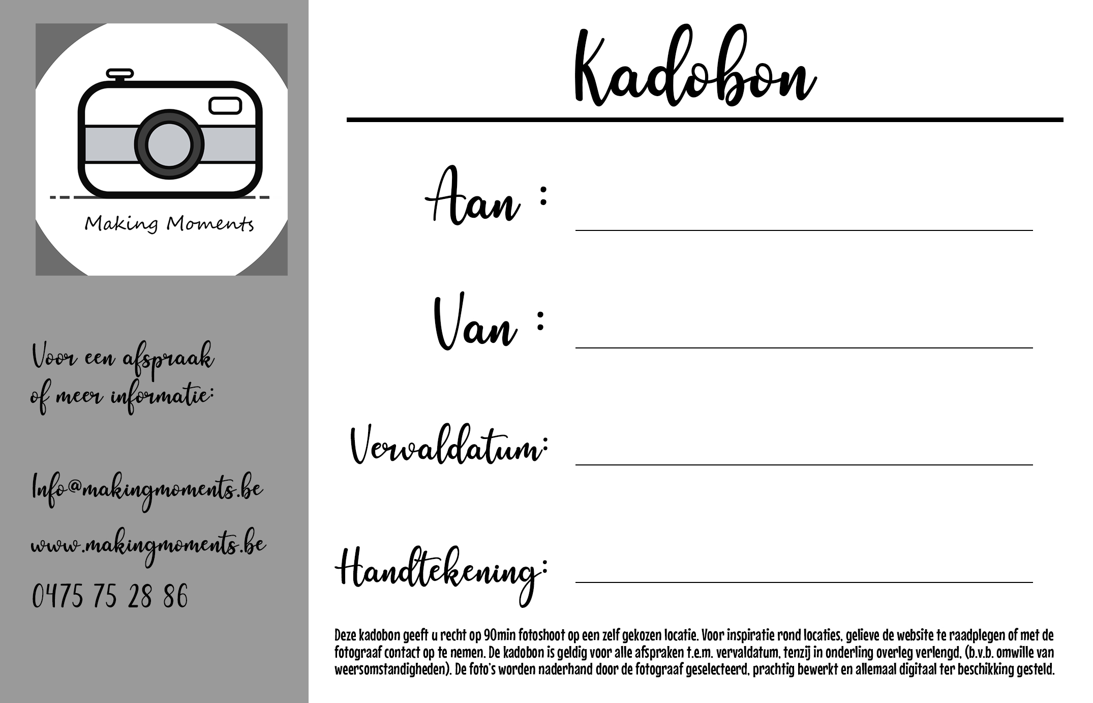 Kadobon - Making Moments